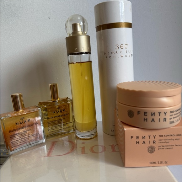 NUX | Makeup | Nux Huile Prodigieuse Oil Set Gold And Yellow | Poshmark
